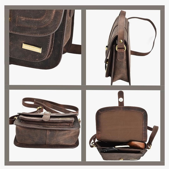 Estalon | Bags | Nwt Estalon Leather Crossbody Bag Purse 0 Leather ...